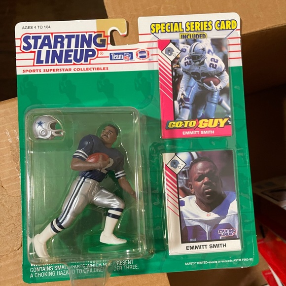 Kenner | Toys | 993 Starting Lineup Emmett Smith Figurine | Poshmark